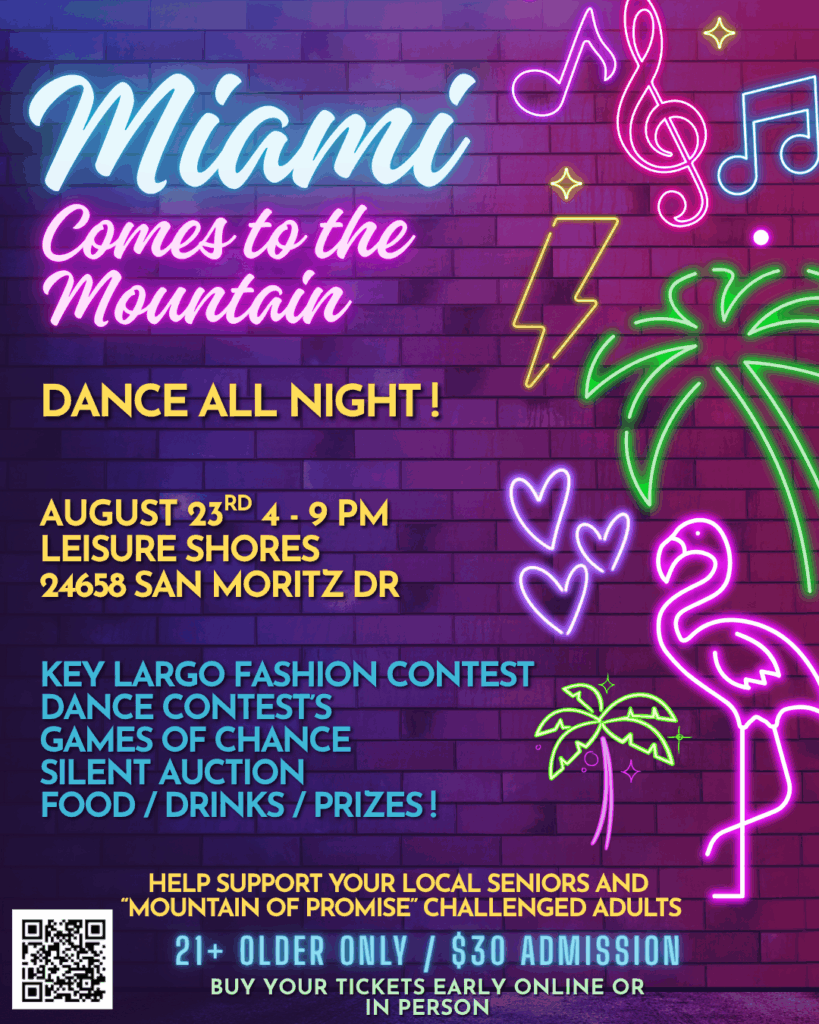 Miami Comes to the Mountains 🌴💃 🕺 🍹 🏖️ - Crestline Chamber of Commerce